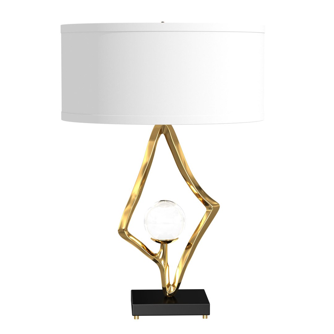 3D Abstract Lamp Crystal Sphere Brass By Global Views - TurboSquid 2232388