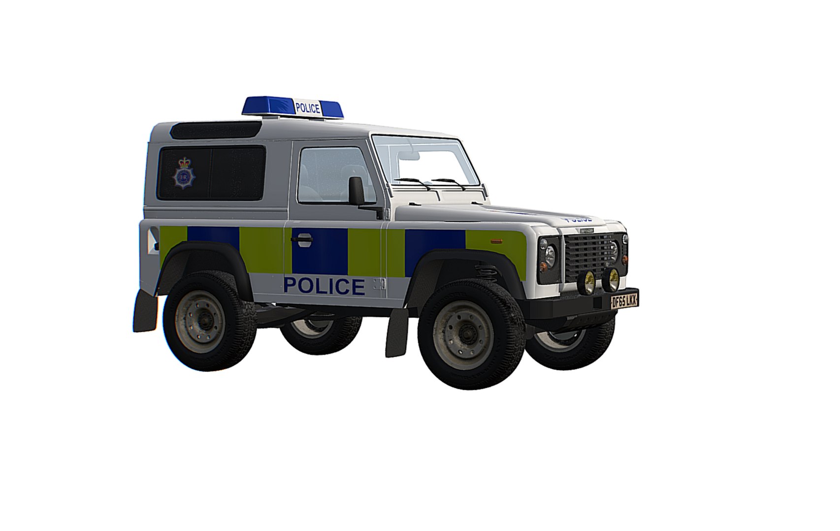 UK Police Land Rover Defender 90 Model - TurboSquid 2235145