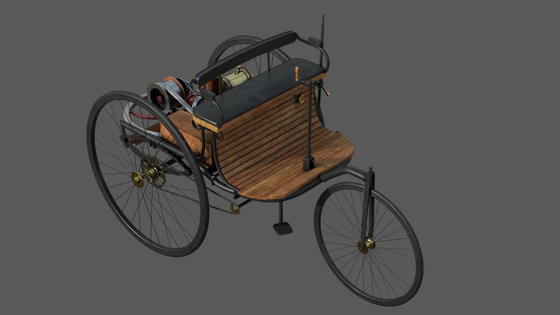 1886 Benz Patent Motorwagen 3D Model - TurboSquid 2094002