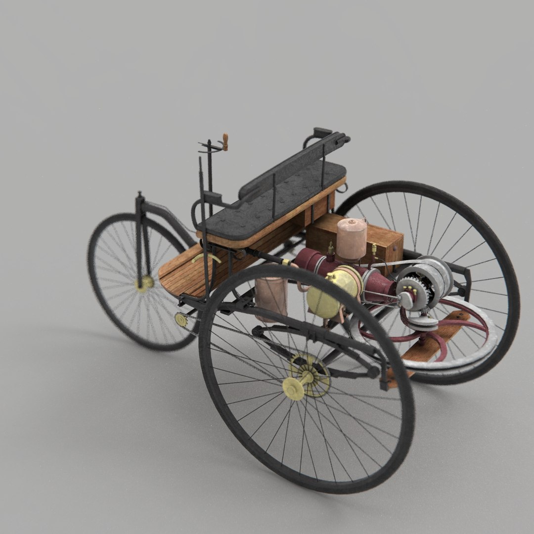 1886 Benz Patent Motorwagen 3D Model - TurboSquid 2094002