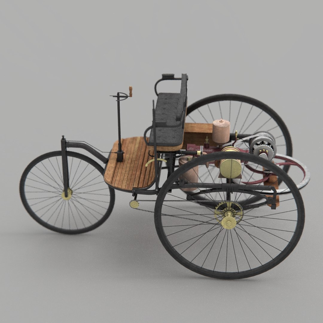1886 Benz Patent Motorwagen 3D Model - TurboSquid 2094002