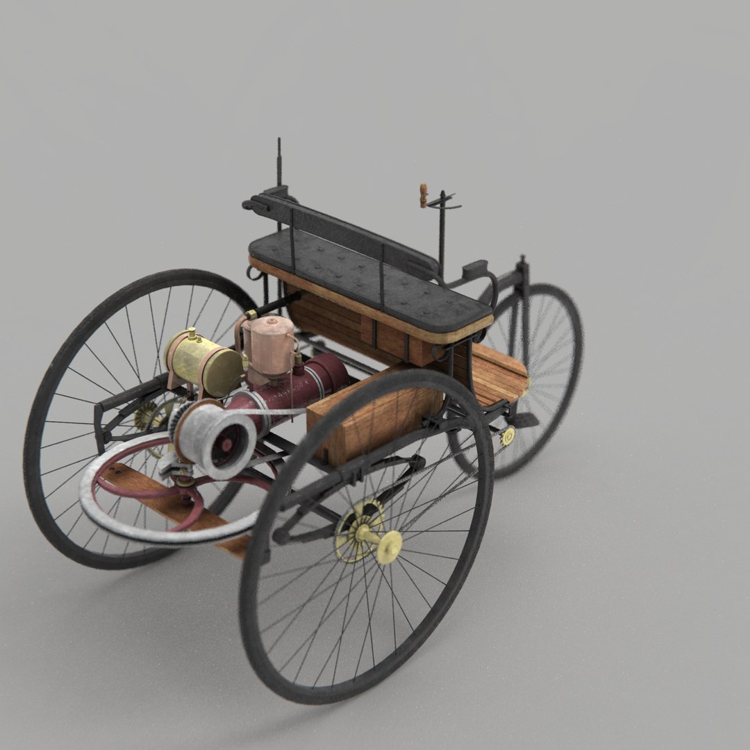 1886 Benz Patent Motorwagen 3D Model - TurboSquid 2094002