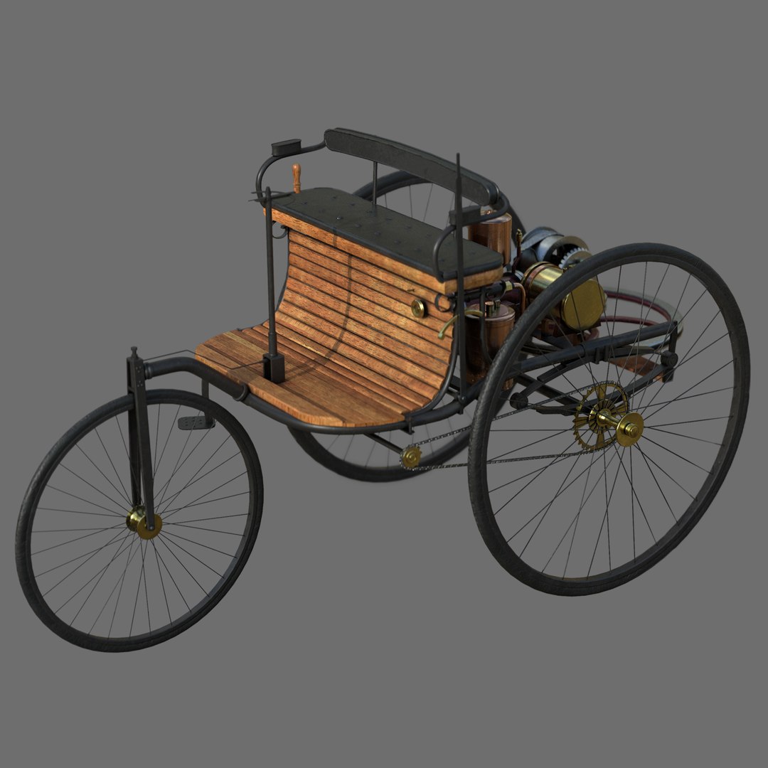1886 Benz Patent Motorwagen 3D Model - TurboSquid 2094002