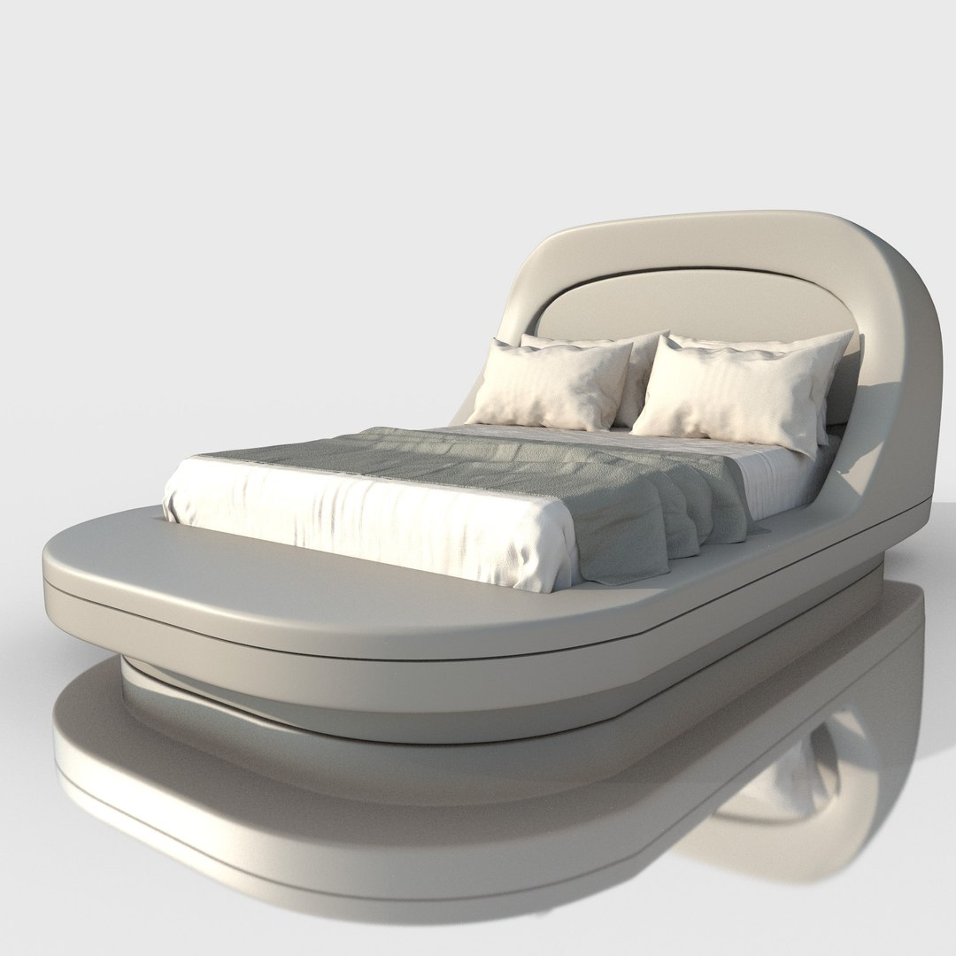 3D Double Bed Model - TurboSquid 2341546