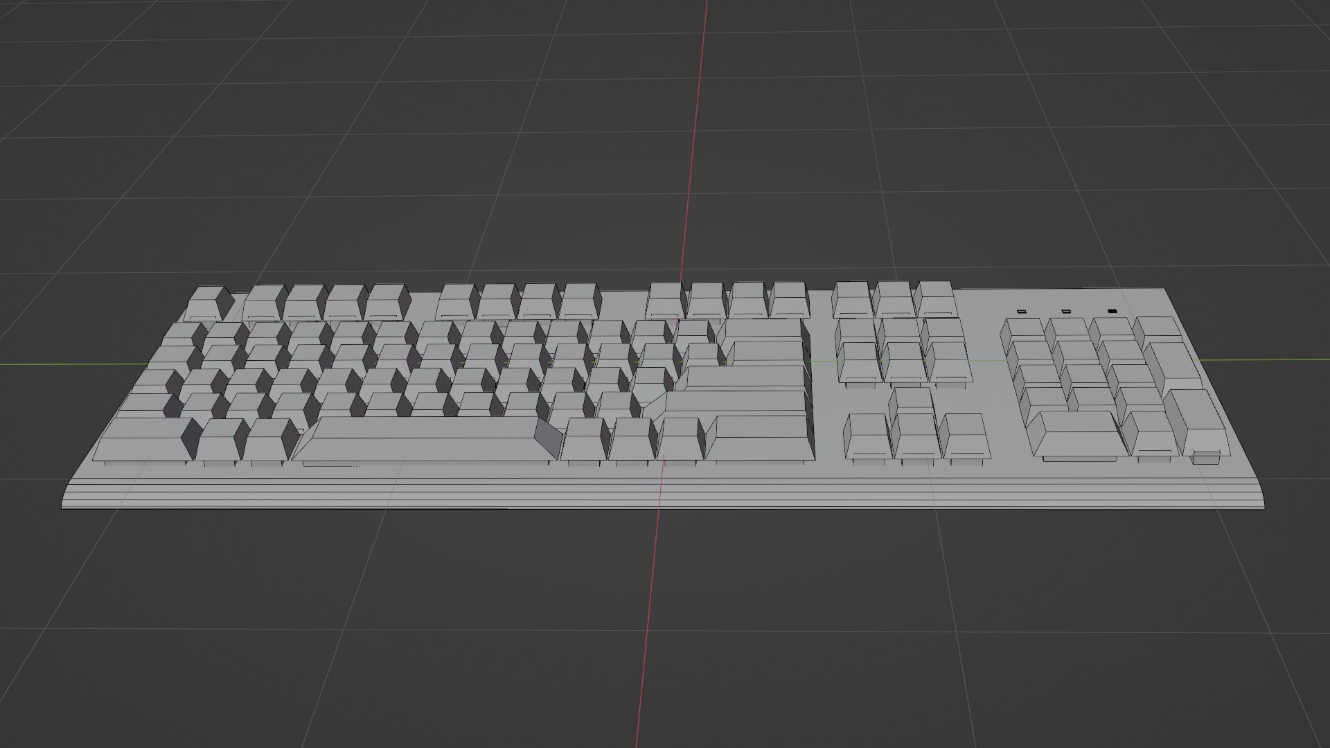 Keyboard With Rgb Lights 3D Model - TurboSquid 2140892