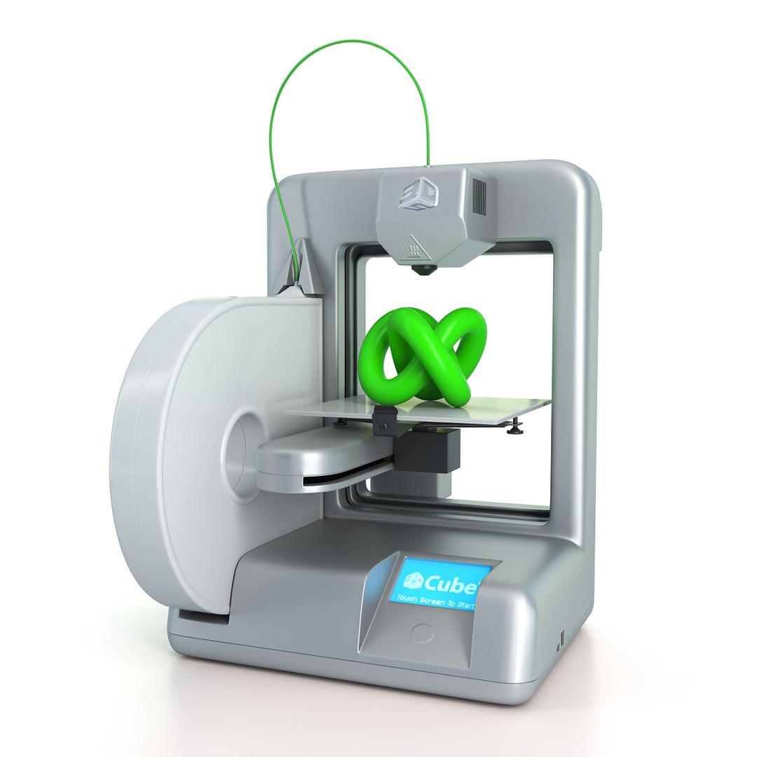 Cube Printer 3d Obj