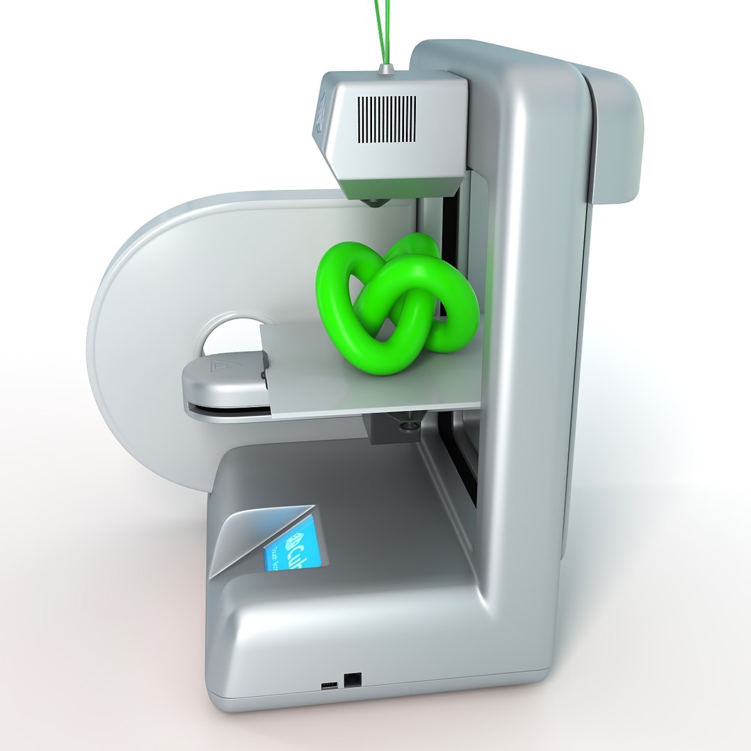 Cube Printer 3d Obj
