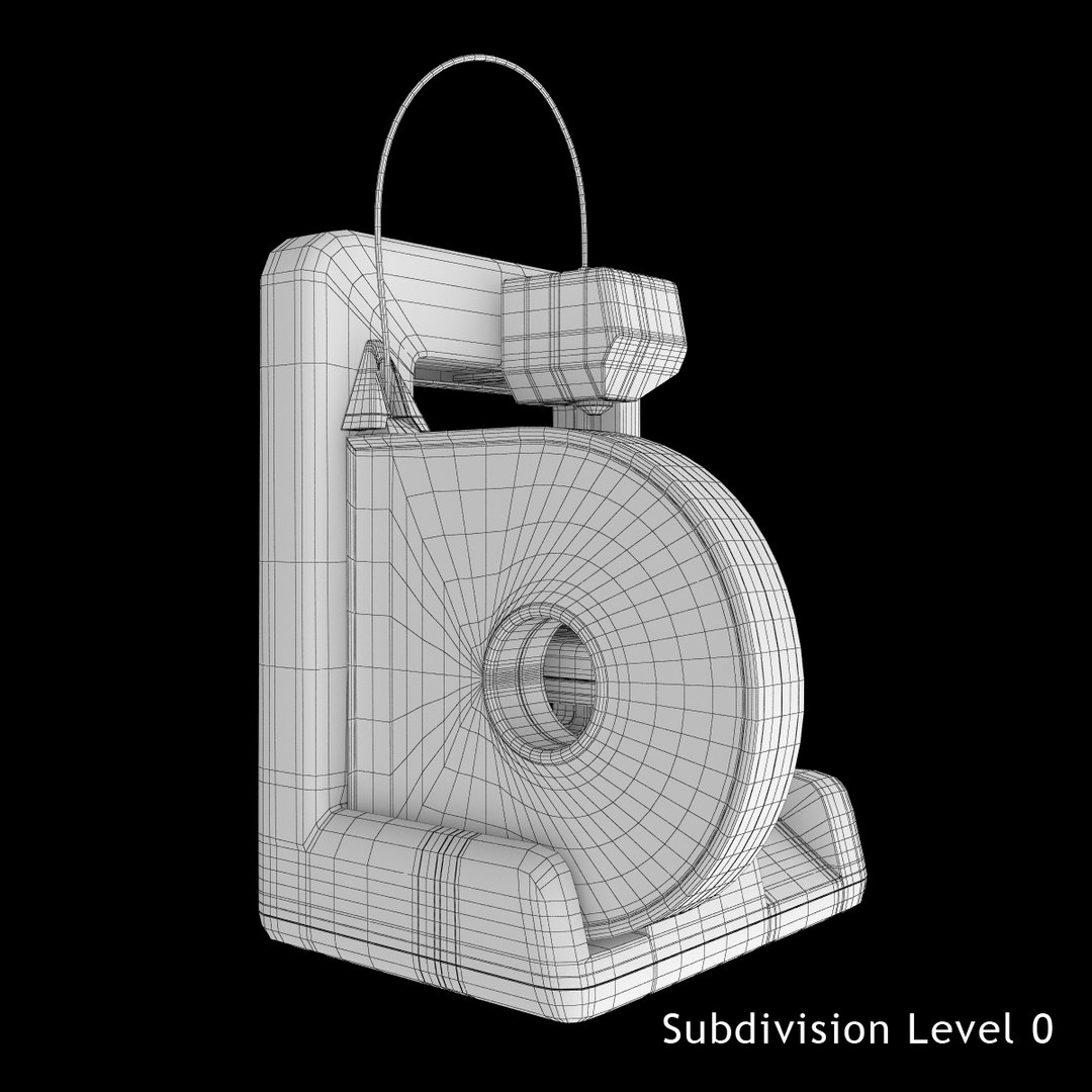Cube Printer 3d Obj