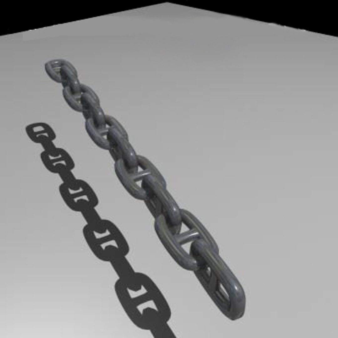 3d Model Chain Links