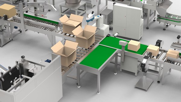 Automatic Plastic Parts Production Line 3D model - TurboSquid 1937698