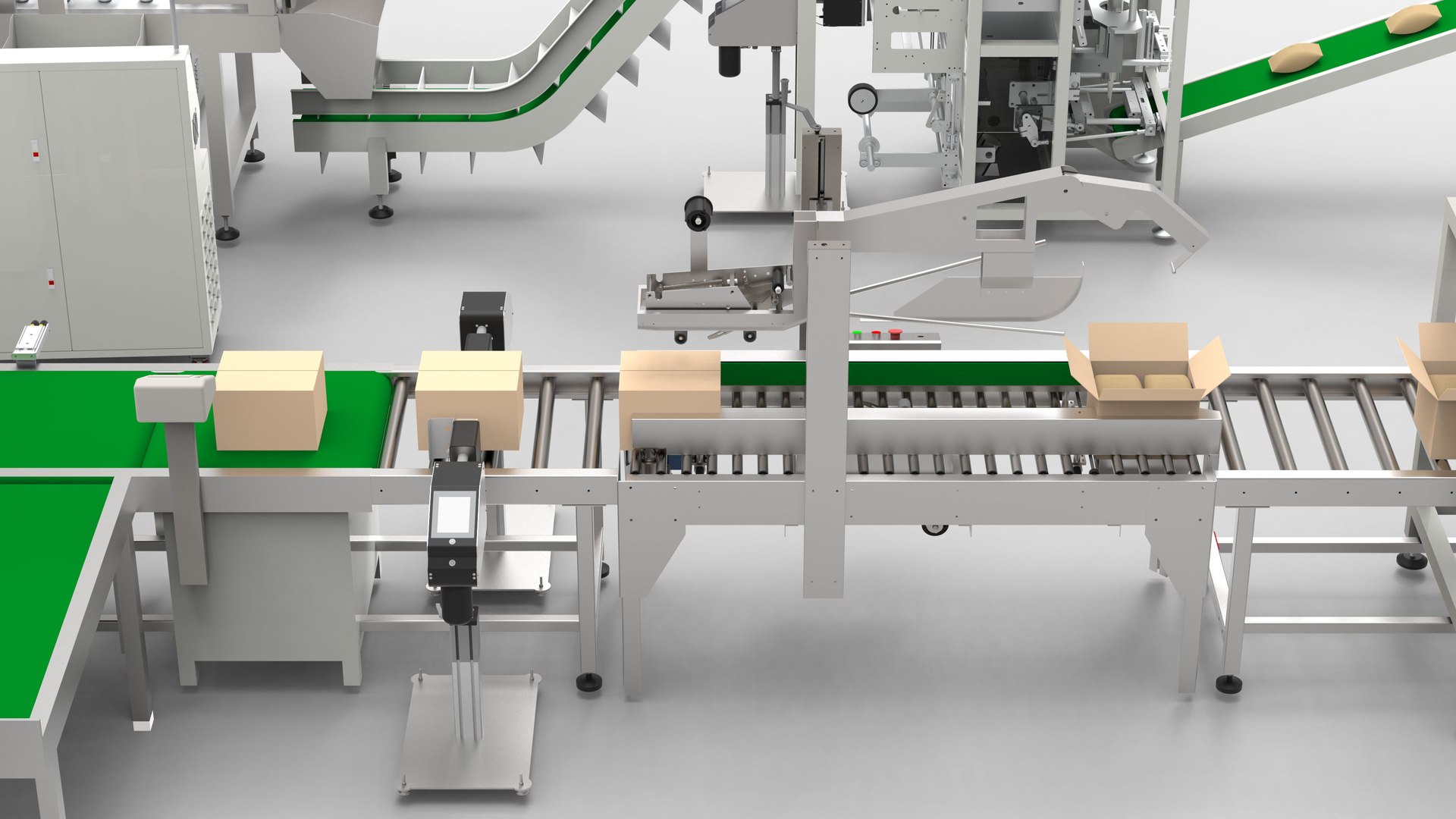 Automatic Plastic Parts Production Line 3D model - TurboSquid 1937698