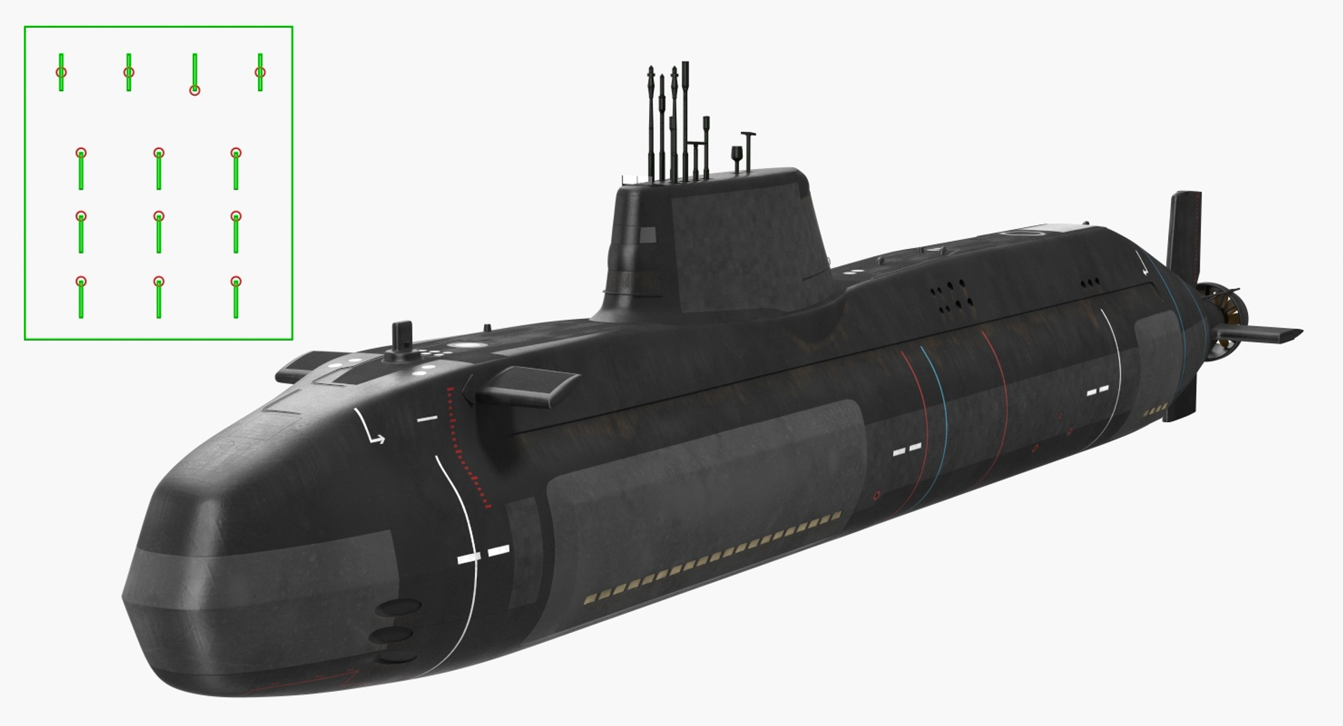 Hms Artful Astute Class 3D - TurboSquid 1367574