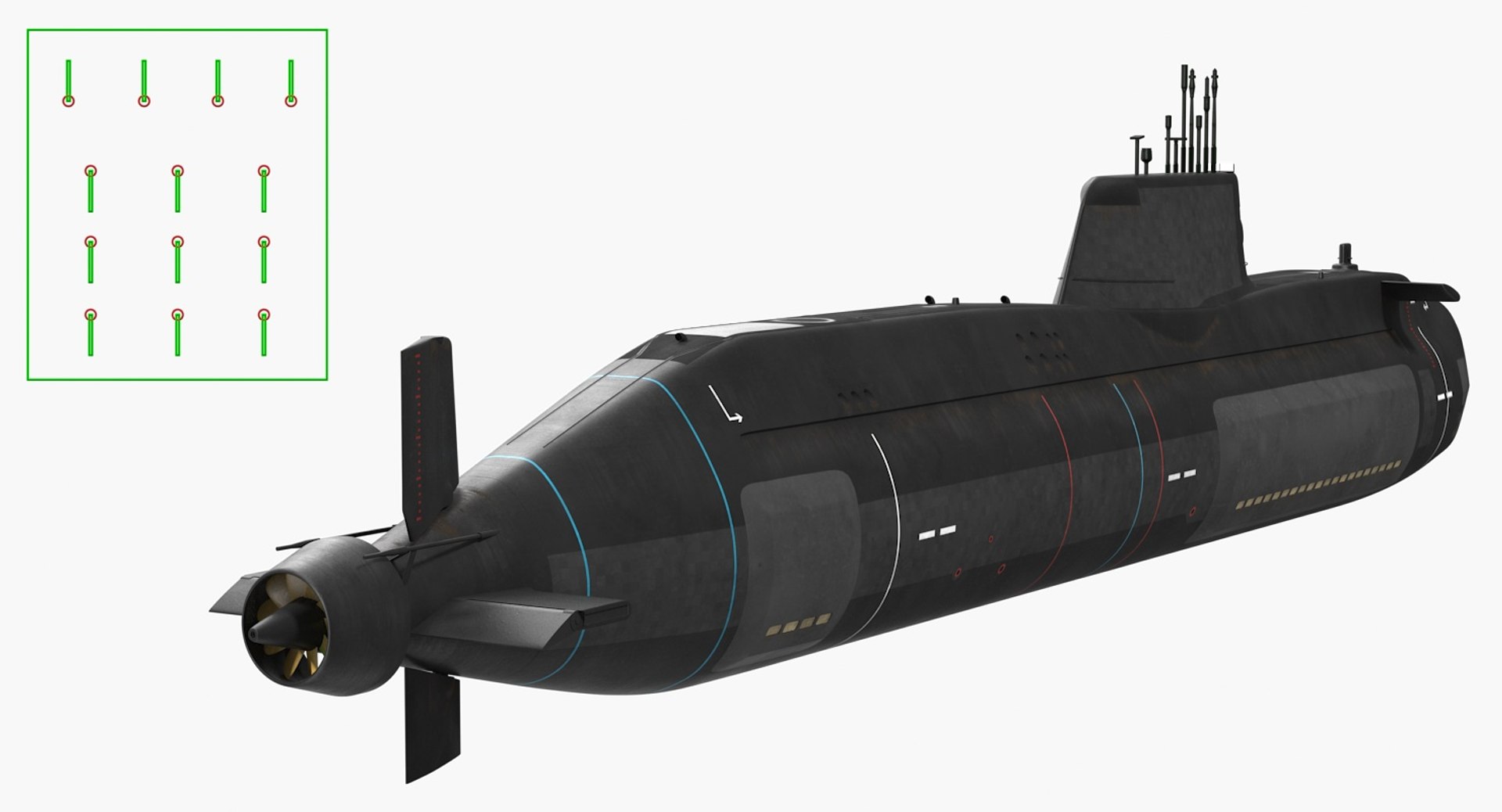 Hms Artful Astute Class 3D - TurboSquid 1367574