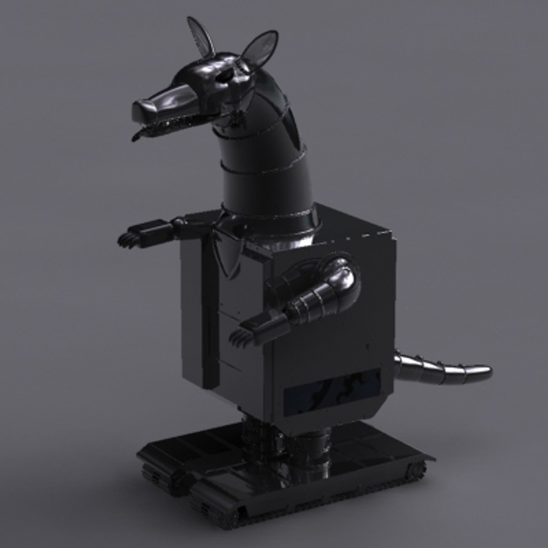 3d big bad wolf model