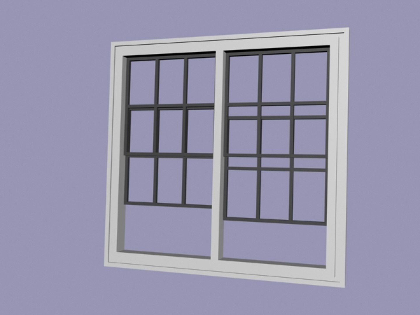 3d model window set
