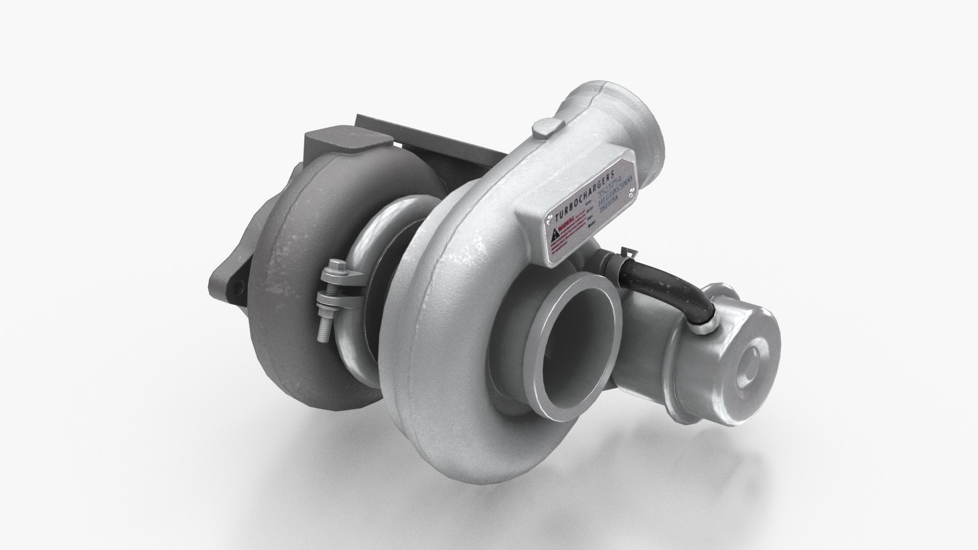 Turbocharger 3D Model - TurboSquid 2413466