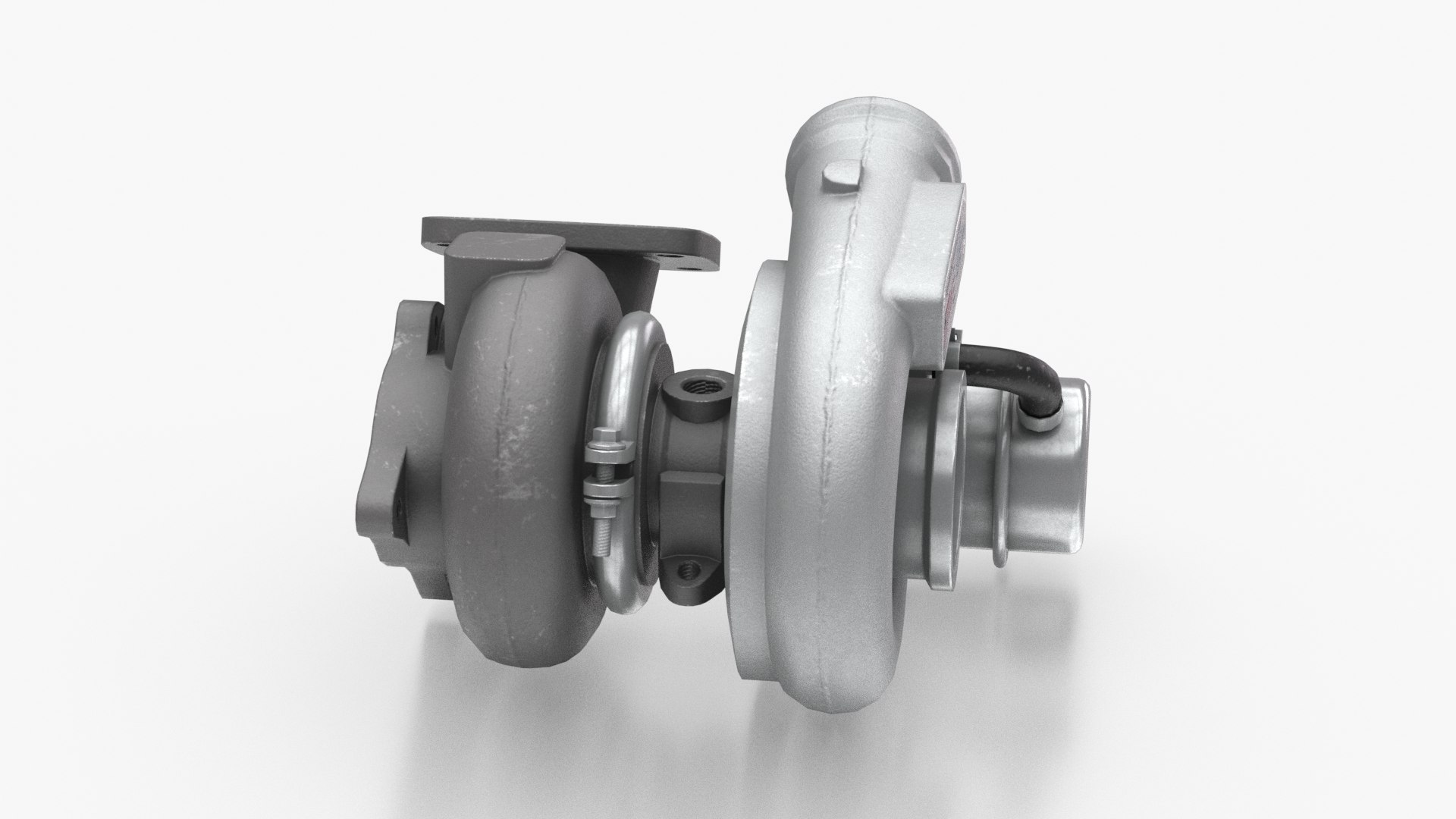 Turbocharger 3D Model - TurboSquid 2413466