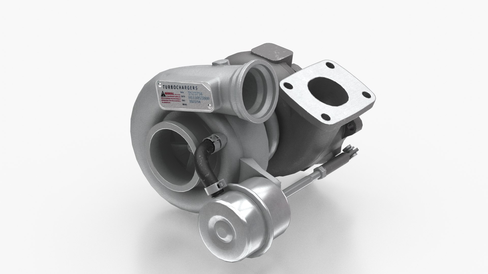 Turbocharger 3D Model - TurboSquid 2413466