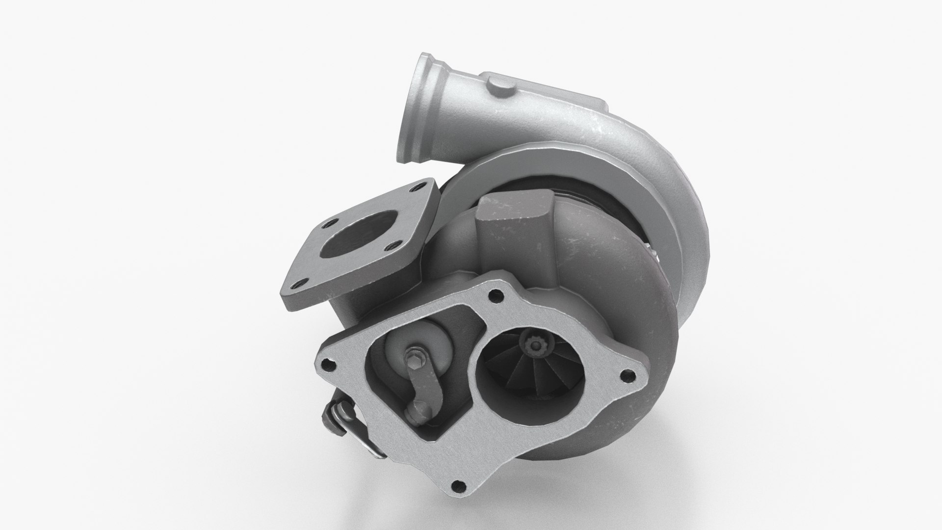 Turbocharger 3D Model - TurboSquid 2413466