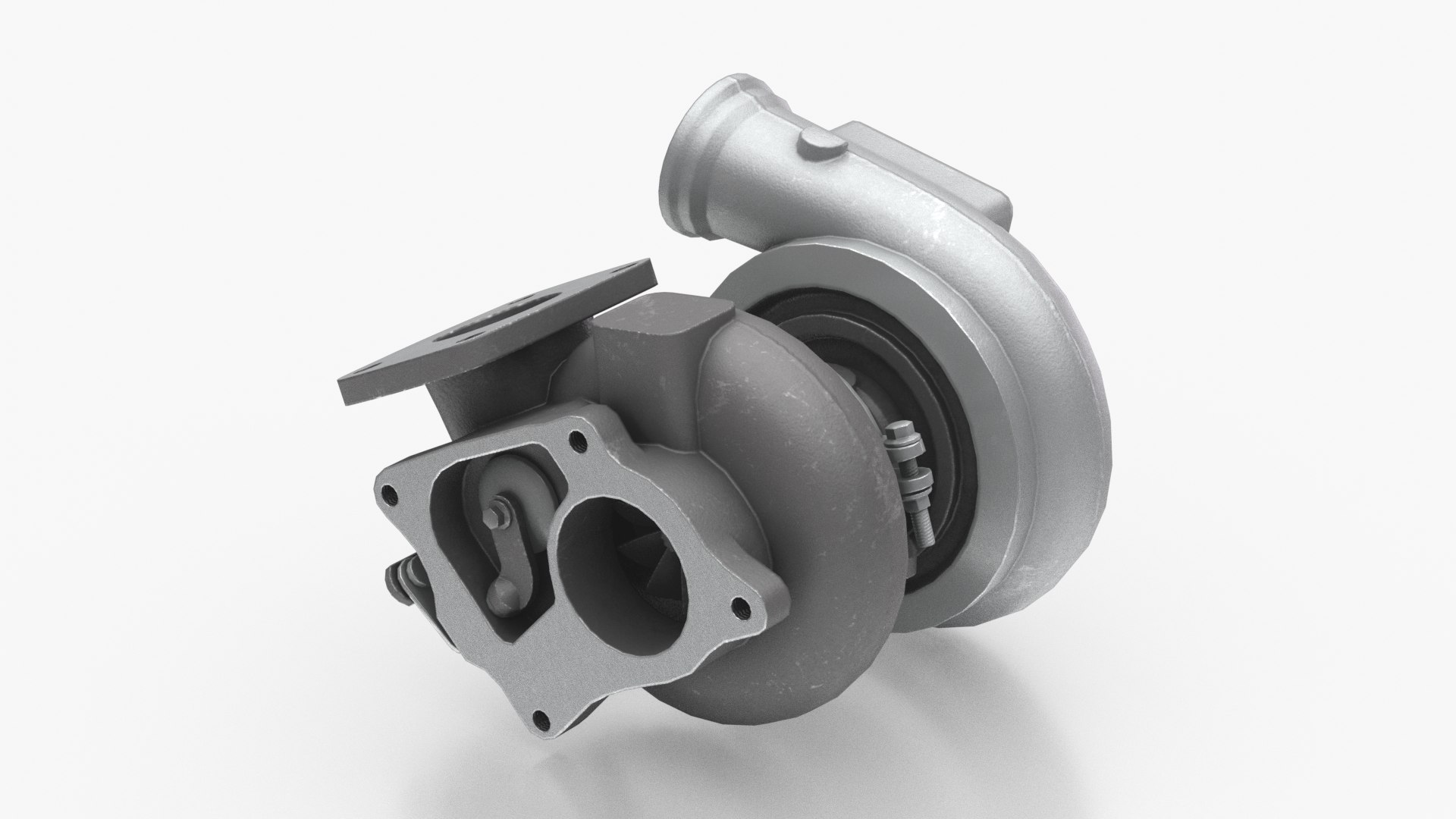Turbocharger 3D Model - TurboSquid 2413466