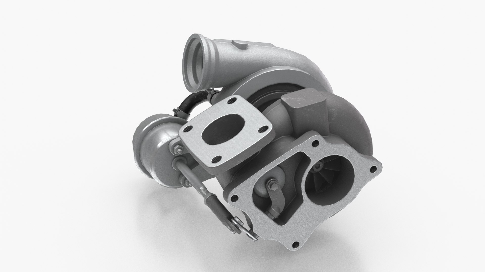 Turbocharger 3D Model - TurboSquid 2413466
