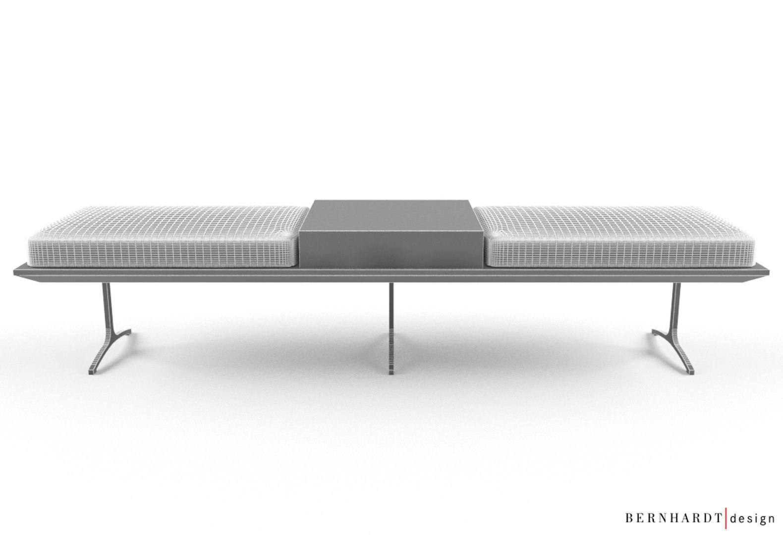 Bernhardt Design Argon Bench 3d Model