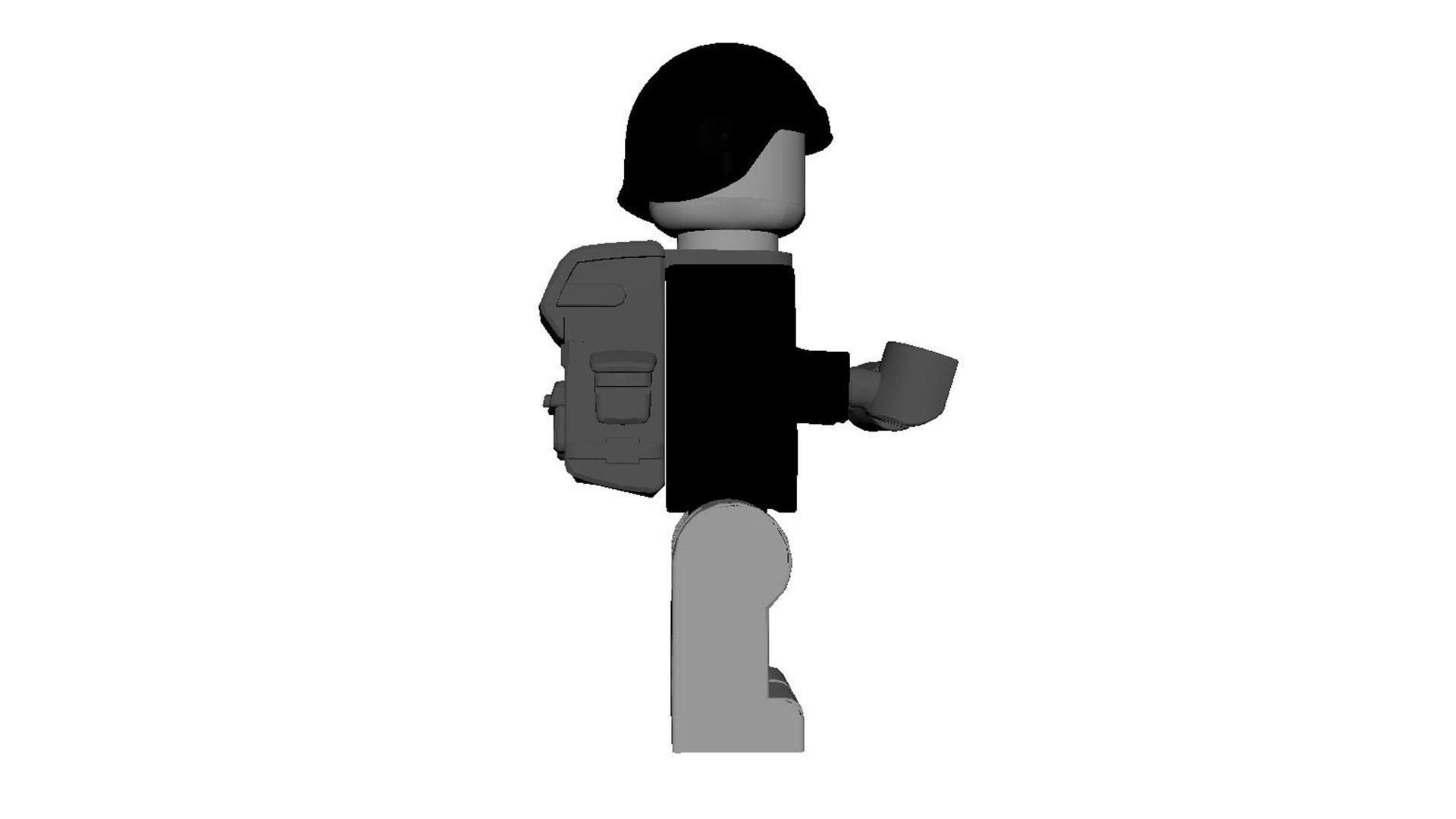 3D Model Lego Man Astronaut A1 3D Model - TurboSquid 1830959