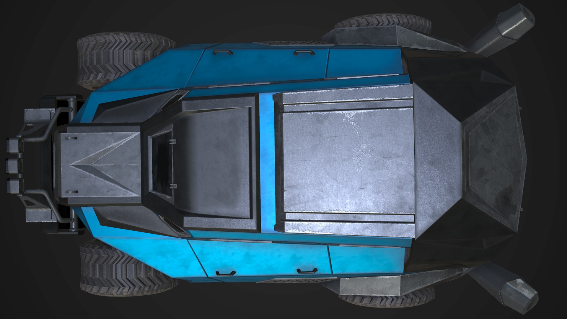 Sci-fi armored racing jeep 3D model - TurboSquid 1468775