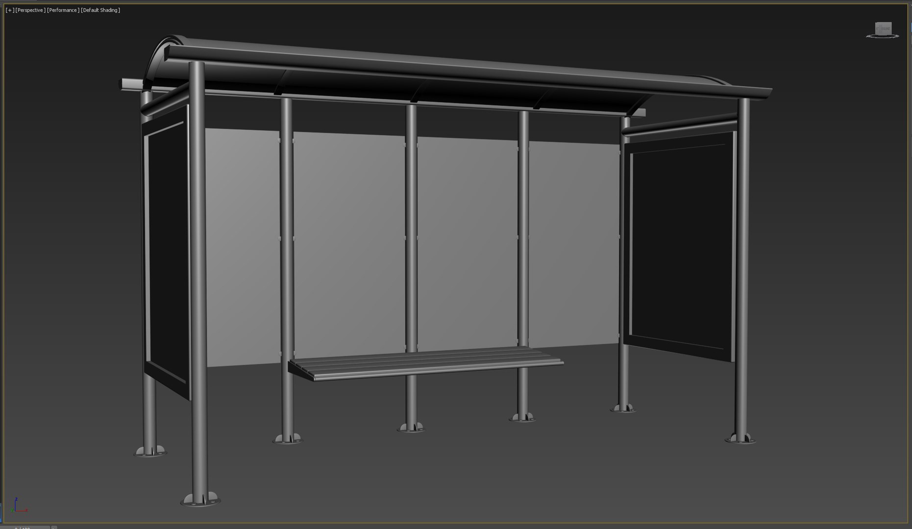 3D Model Bus Stop - TurboSquid 1783404