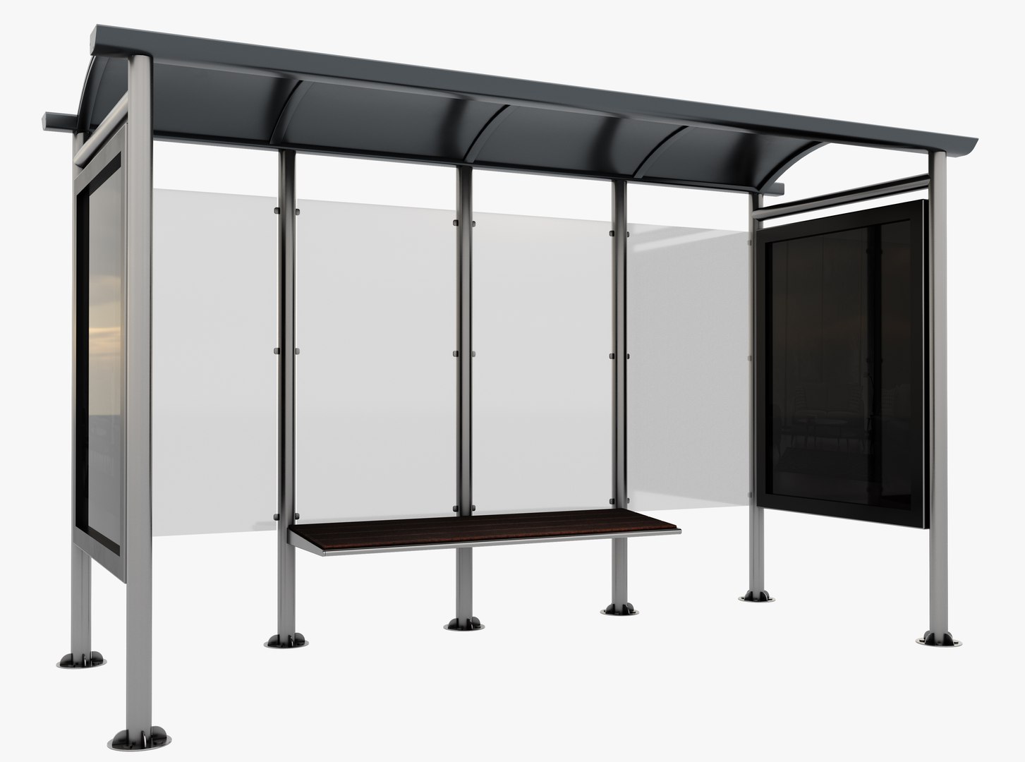 3D Model Bus Stop - TurboSquid 1783404