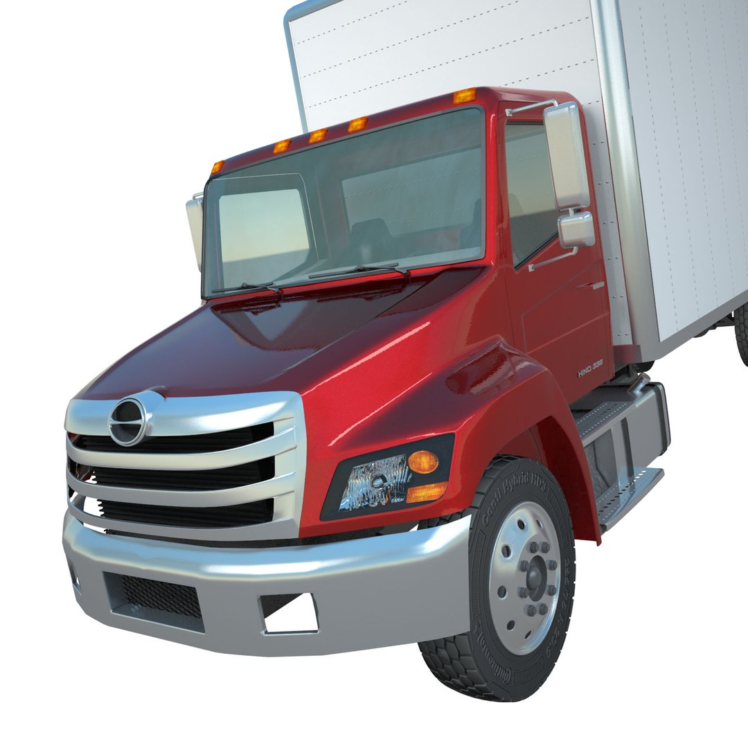 3D Hino 338 Hi-detailed Model - TurboSquid 1385551