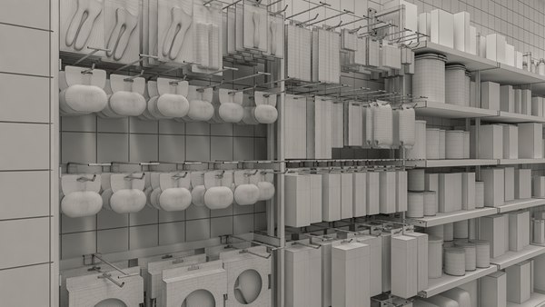 3D pharmacy healthcare store model - TurboSquid 1607389