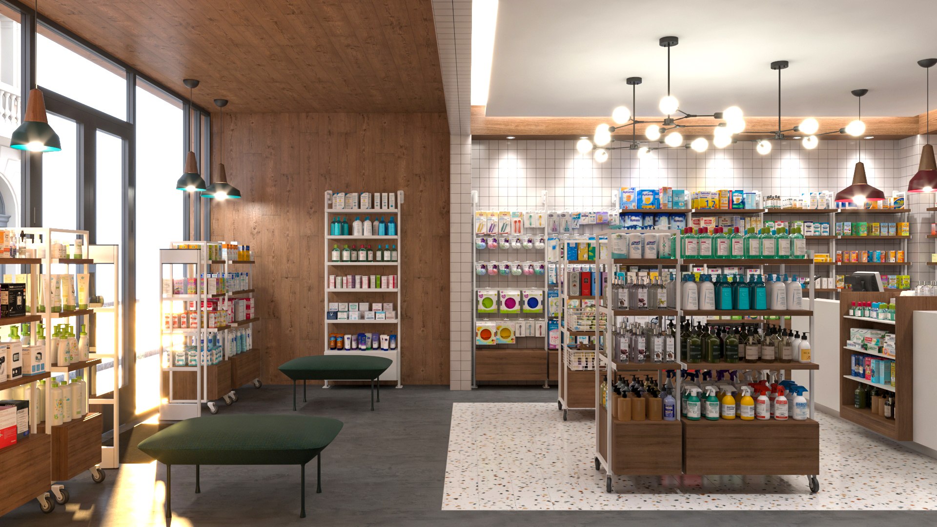 3D Pharmacy Healthcare Store Model - TurboSquid 1607389