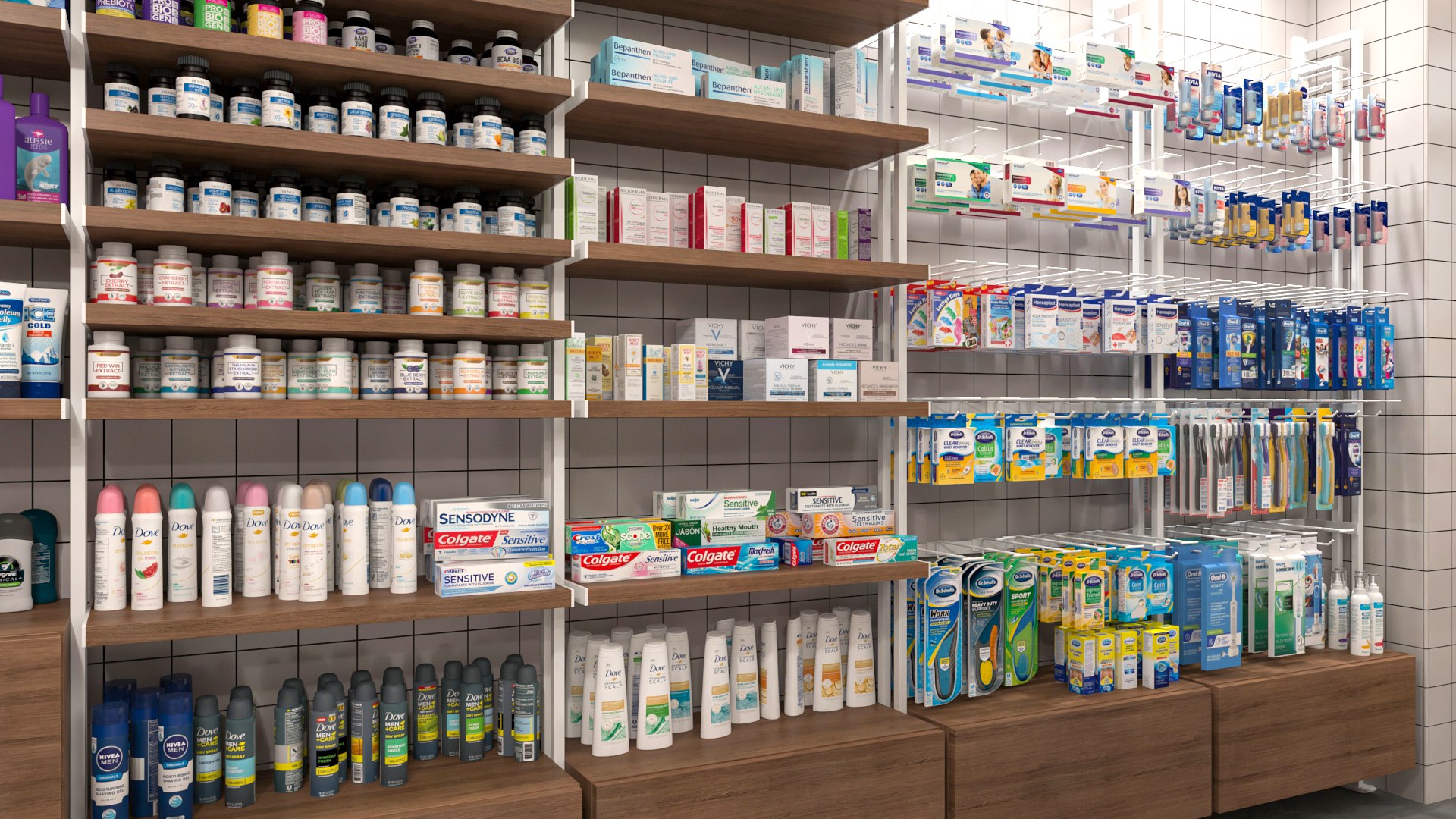 3D pharmacy healthcare store model - TurboSquid 1607389