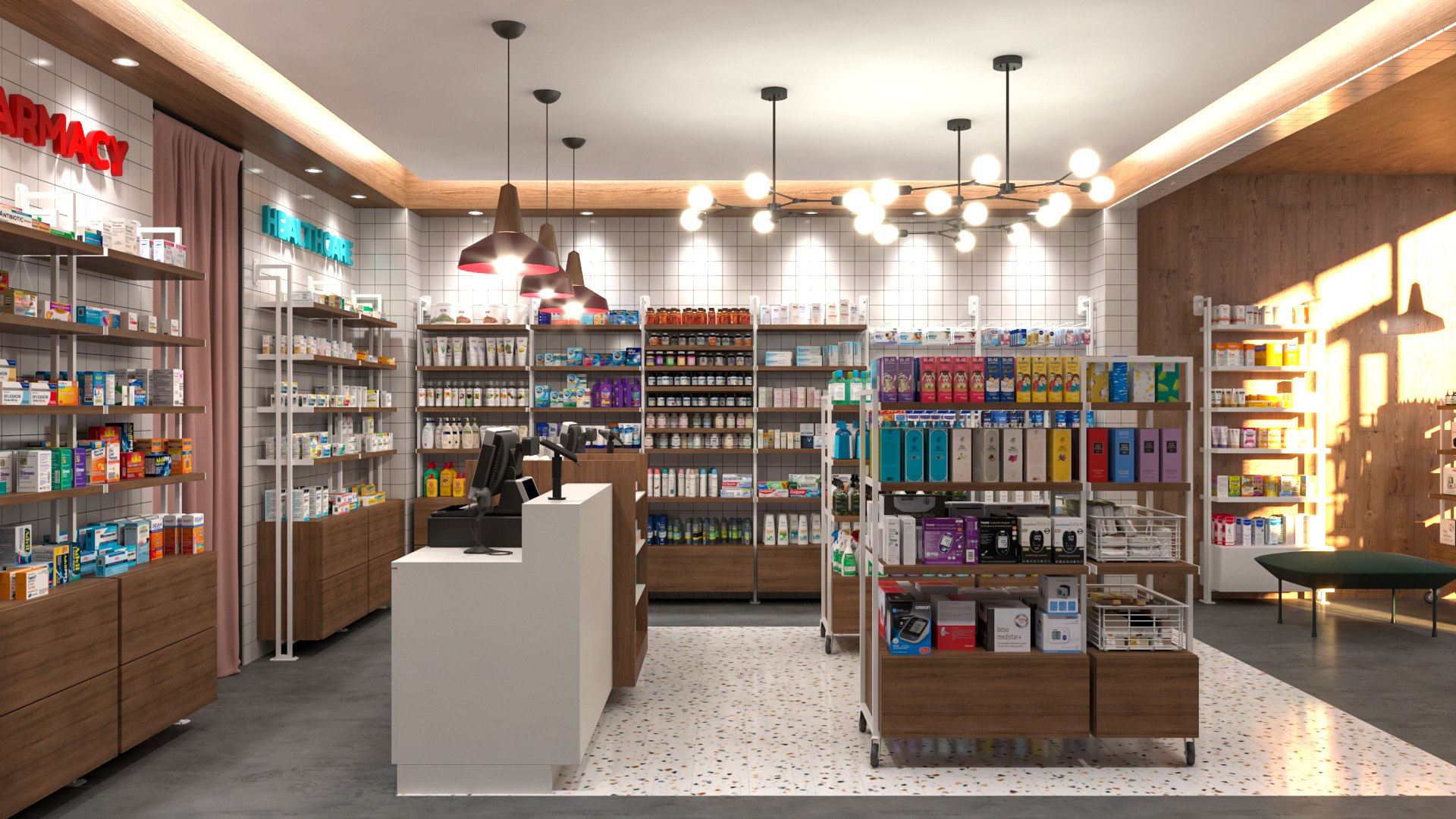 3D Pharmacy Healthcare Store Model - TurboSquid 1607389