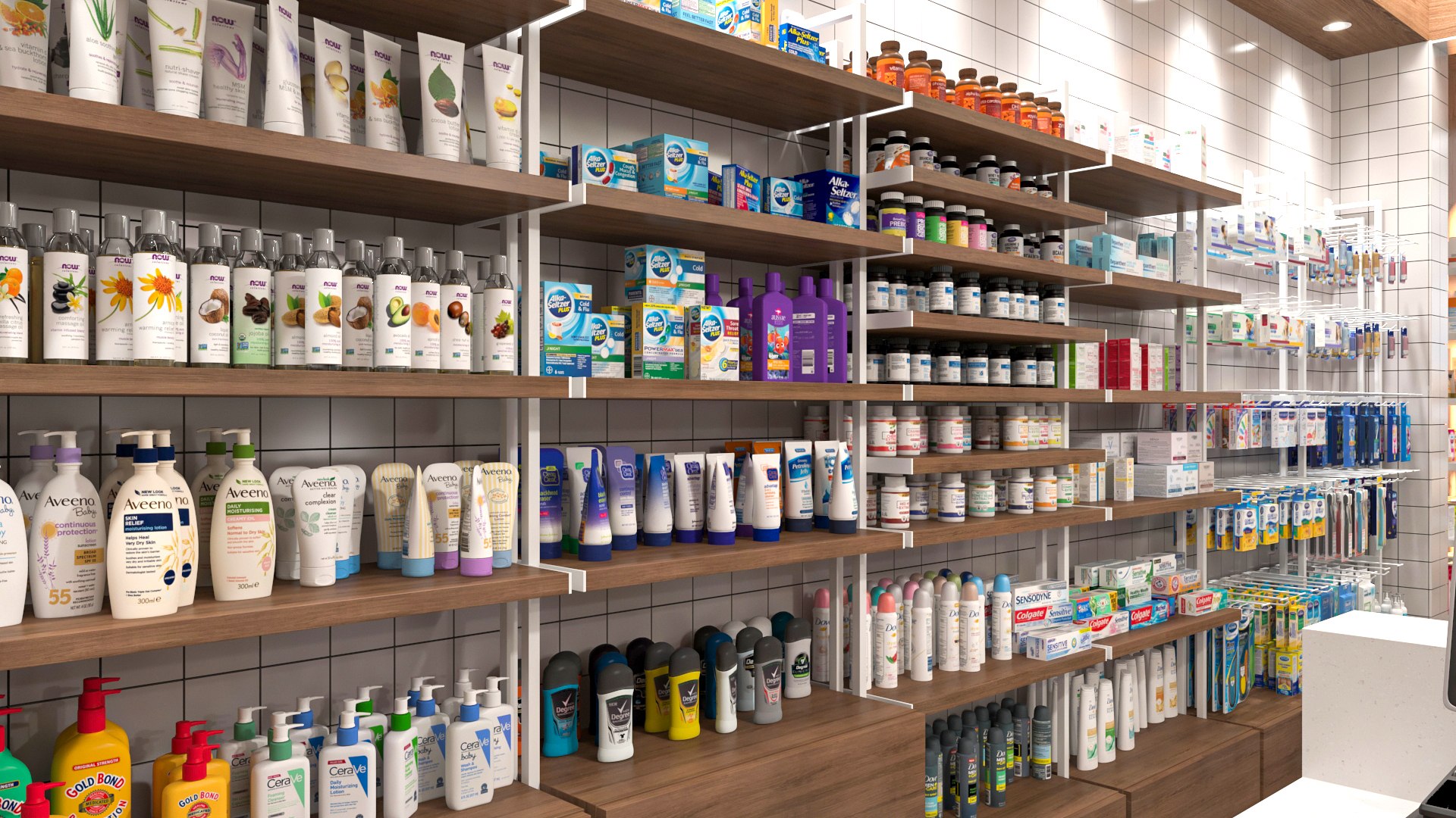 3D pharmacy healthcare store model - TurboSquid 1607389