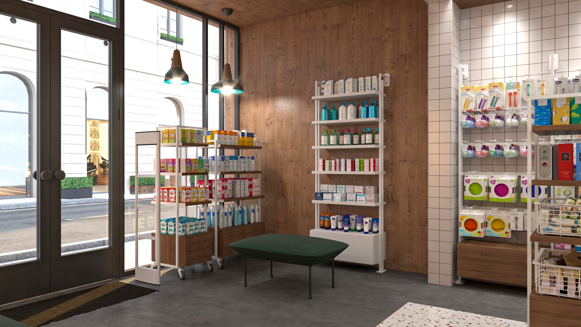 3D pharmacy healthcare store model - TurboSquid 1607389