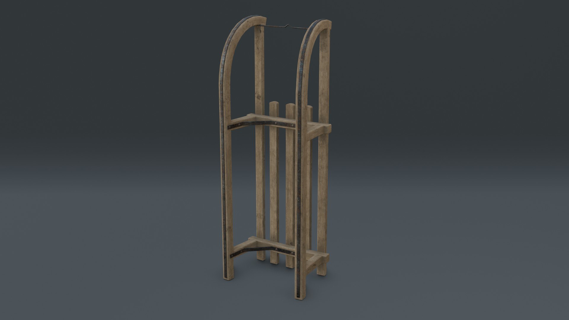 Sled 01 Dirty 3D Model - TurboSquid 2194247