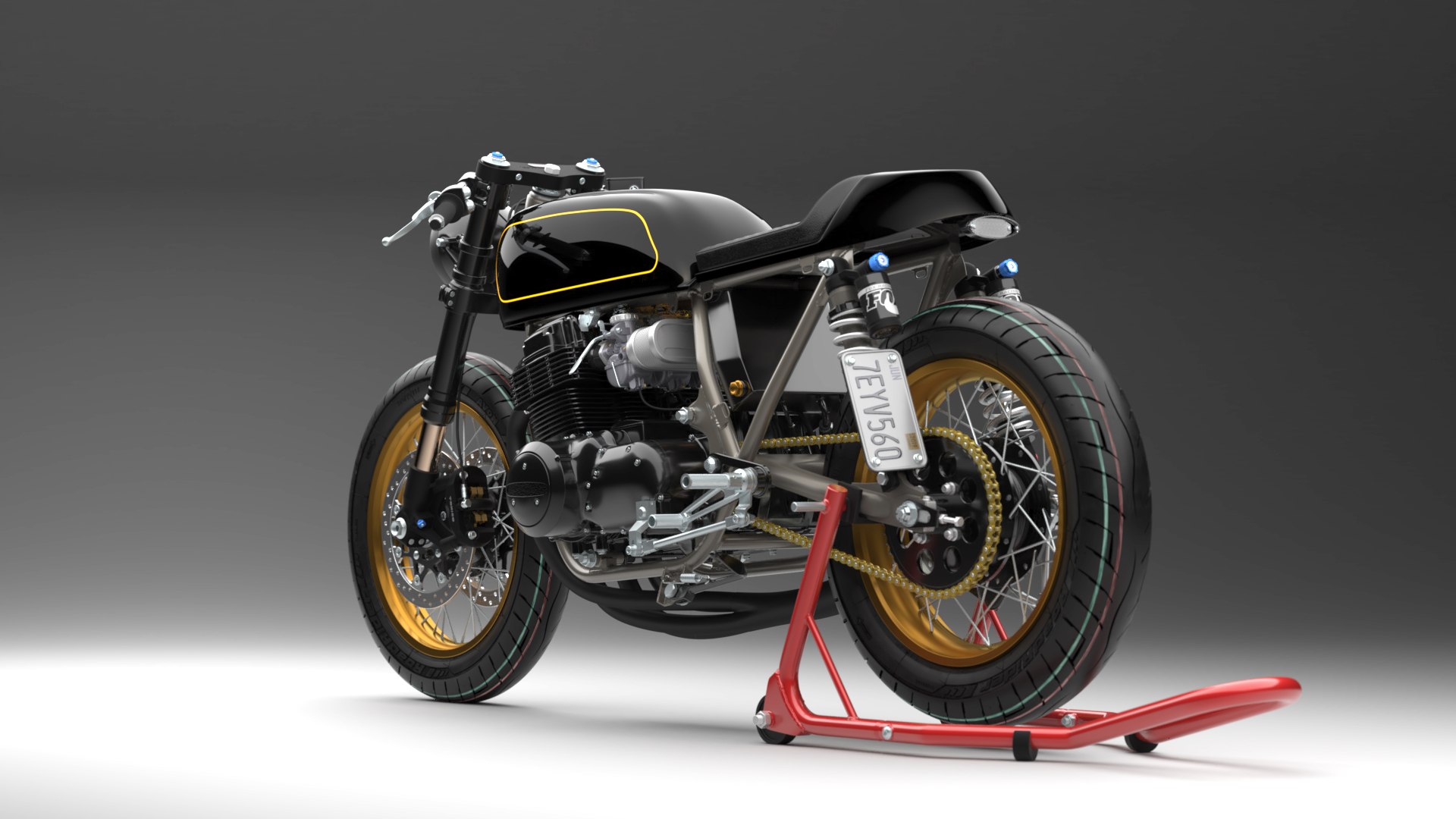 3D Model Cafe Racer - TurboSquid 1445715