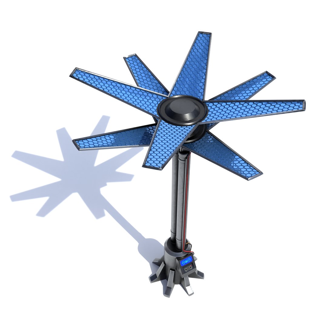 3D Sci-Fi Smart Solar Panel Model - TurboSquid 2200702