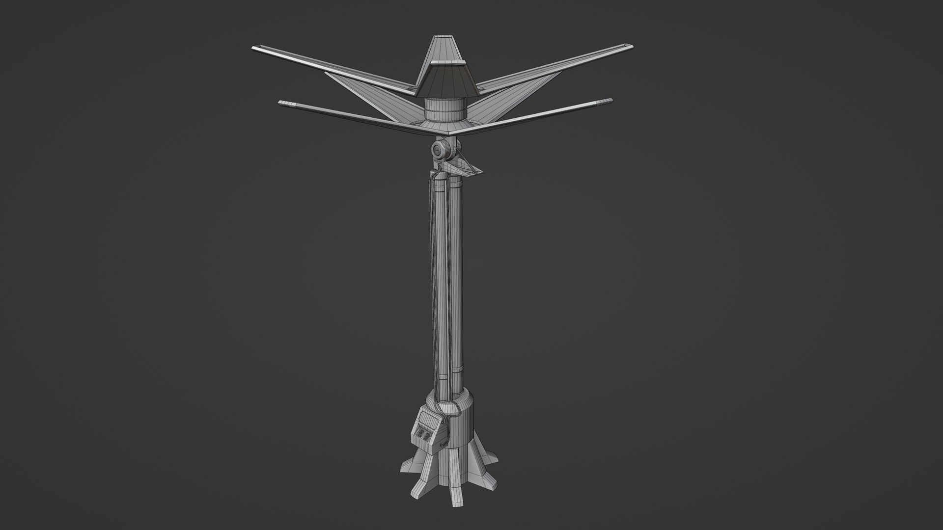 3D Sci-Fi Smart Solar Panel Model - TurboSquid 2200702