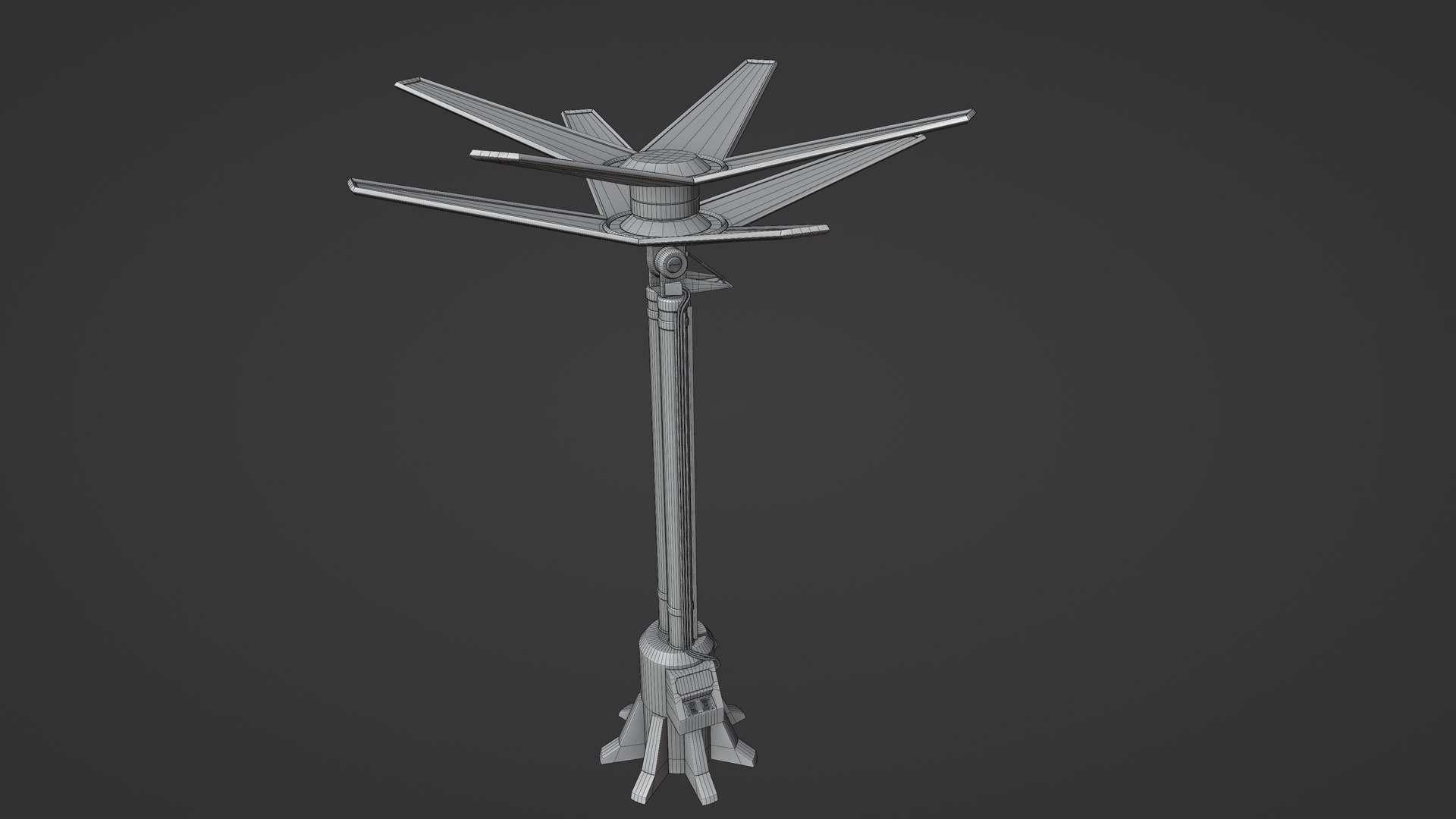 3D Sci-Fi Smart Solar Panel Model - TurboSquid 2200702