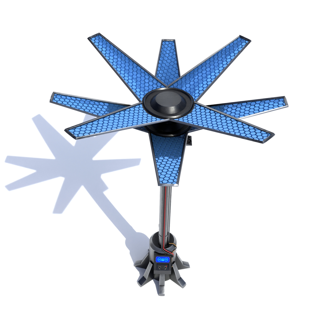 3D Sci-Fi Smart Solar Panel Model - TurboSquid 2200702