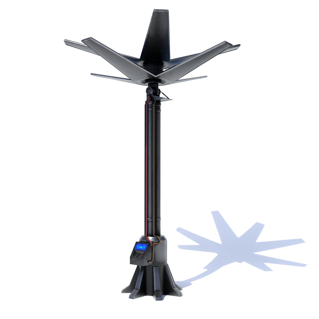 3D Sci-Fi Smart Solar Panel Model - TurboSquid 2200702