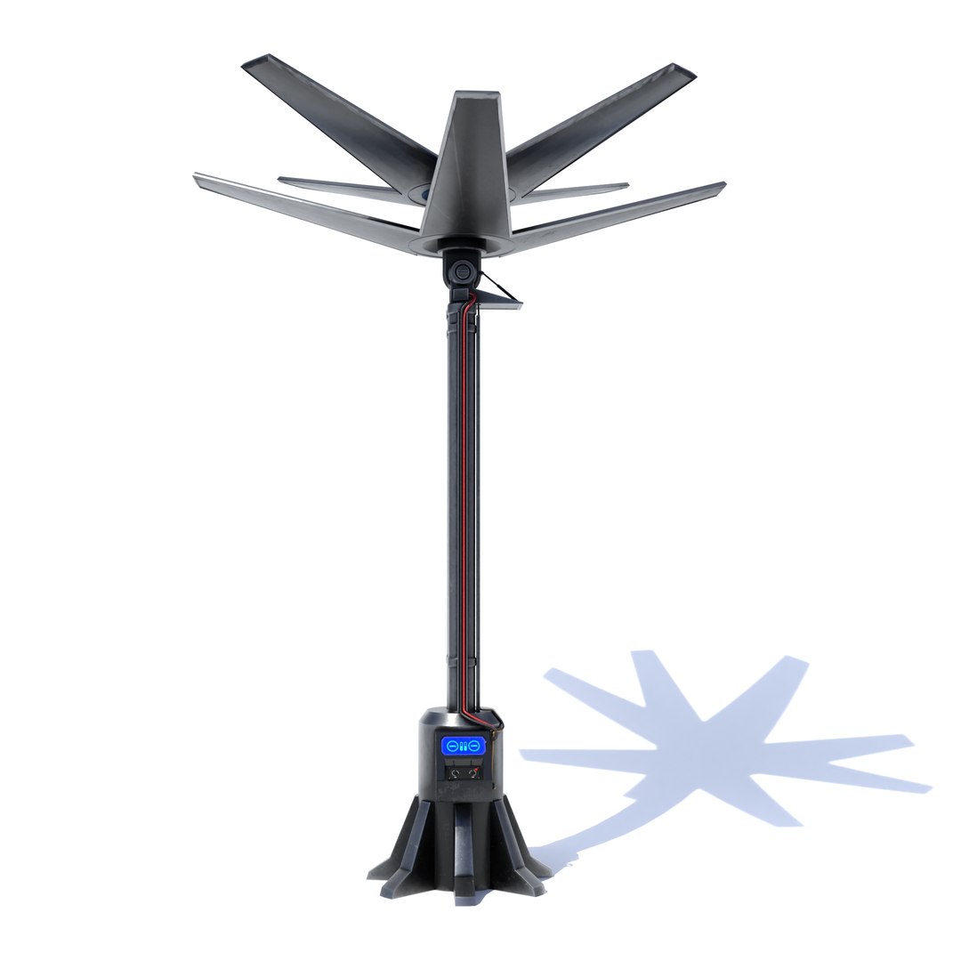 3D Sci-Fi Smart Solar Panel Model - TurboSquid 2200702
