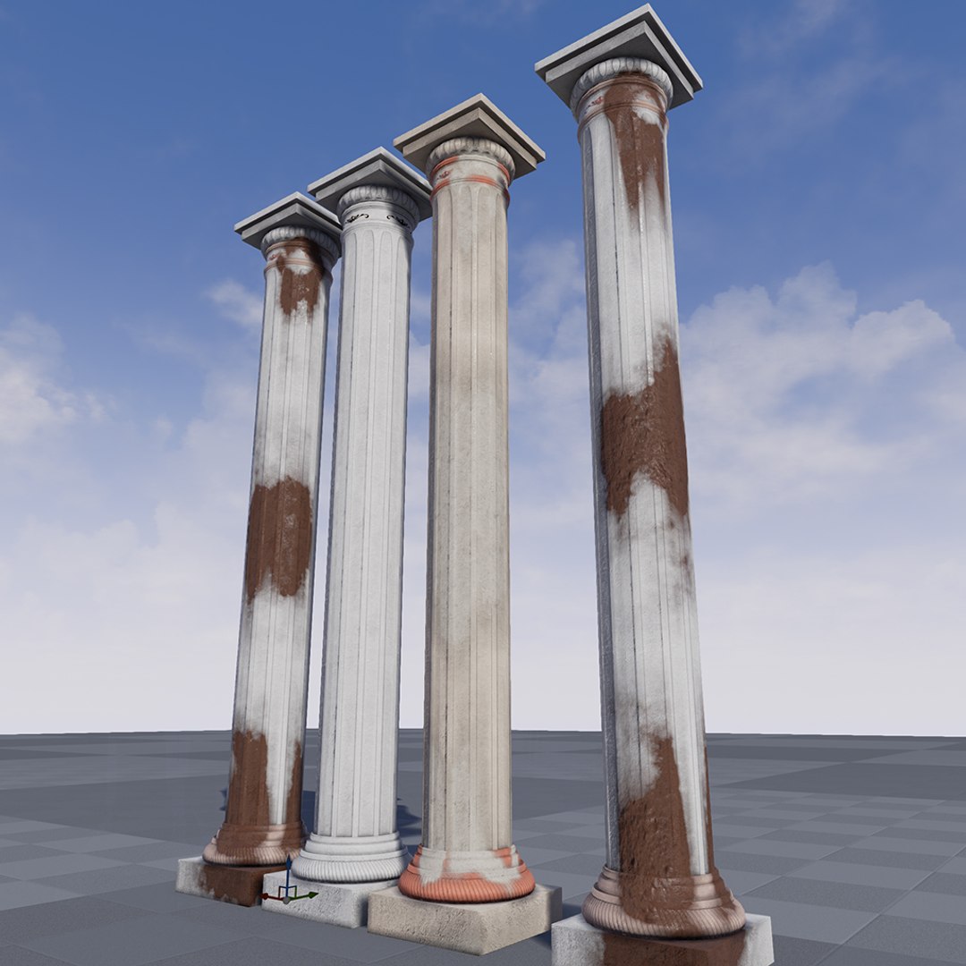 Greek Pillar 3ds