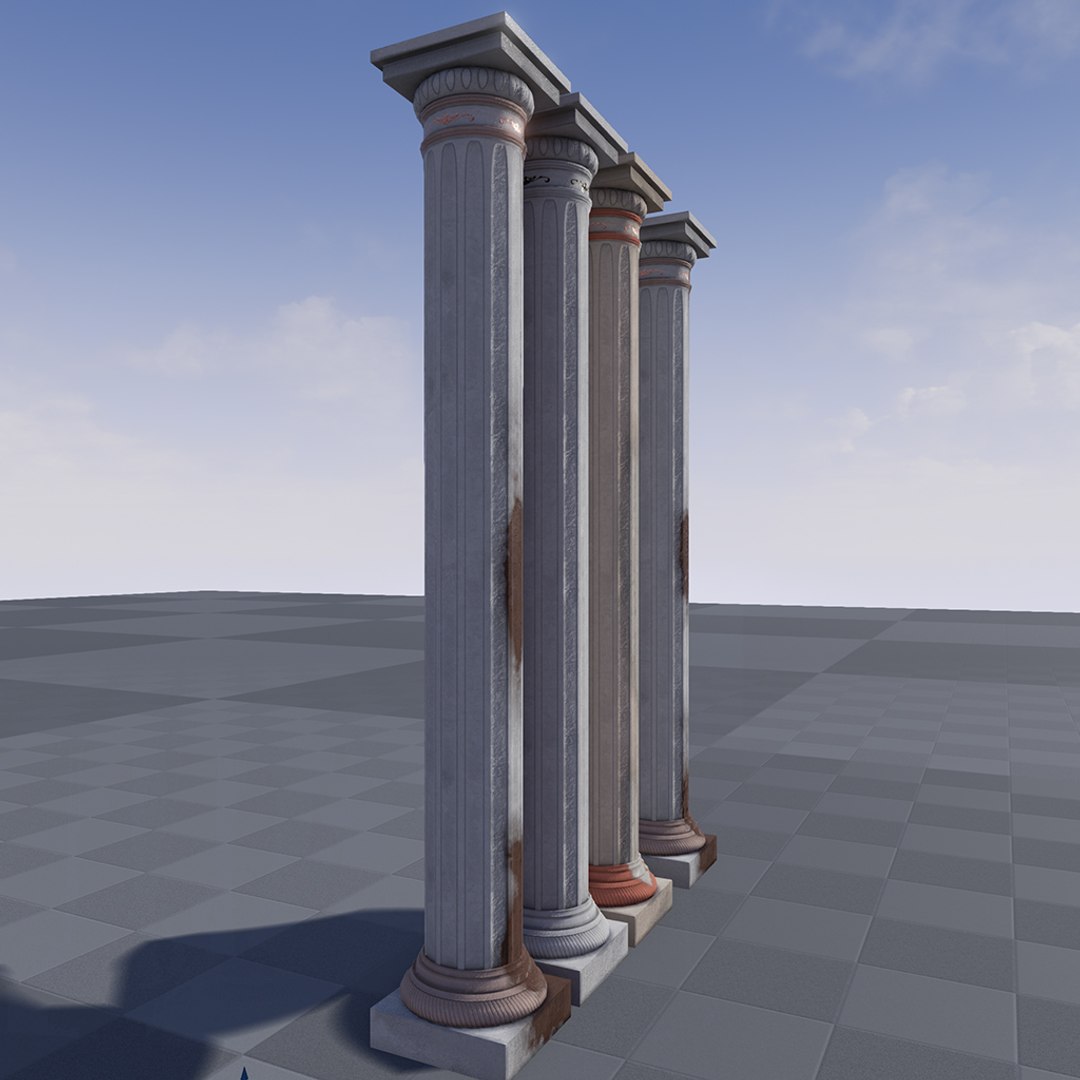 Greek Pillar 3ds