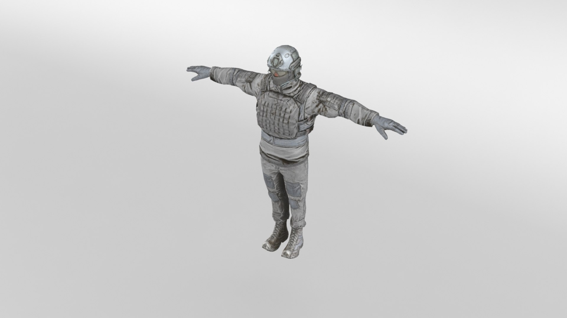 Usa Winter Soldier 3D Model - TurboSquid 1225226