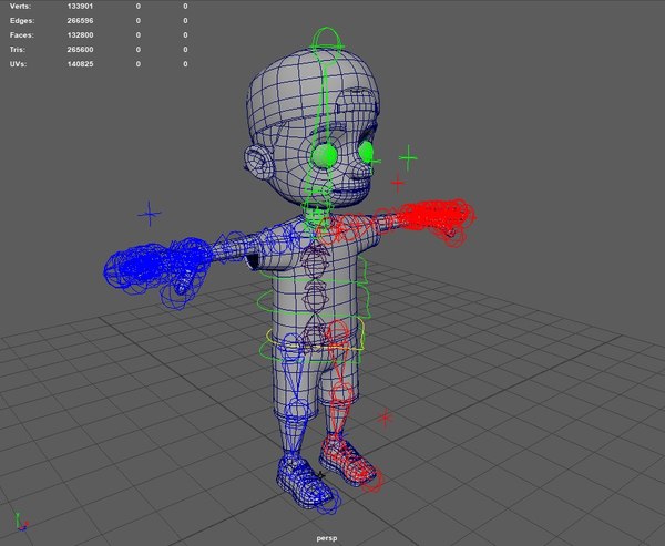 Kid Cartoon Rigged 3D - TurboSquid 1752857