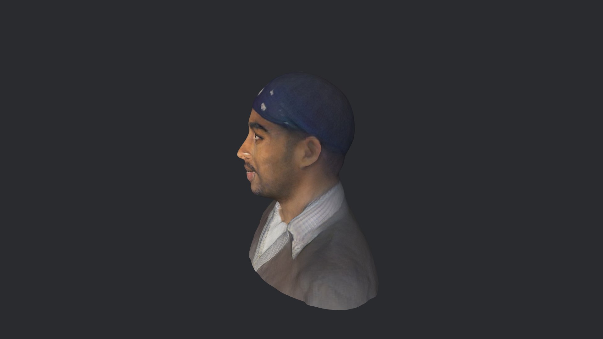 Tupac Shakur- Realistic Bust Head Ready 3d Model Model - TurboSquid 2230871